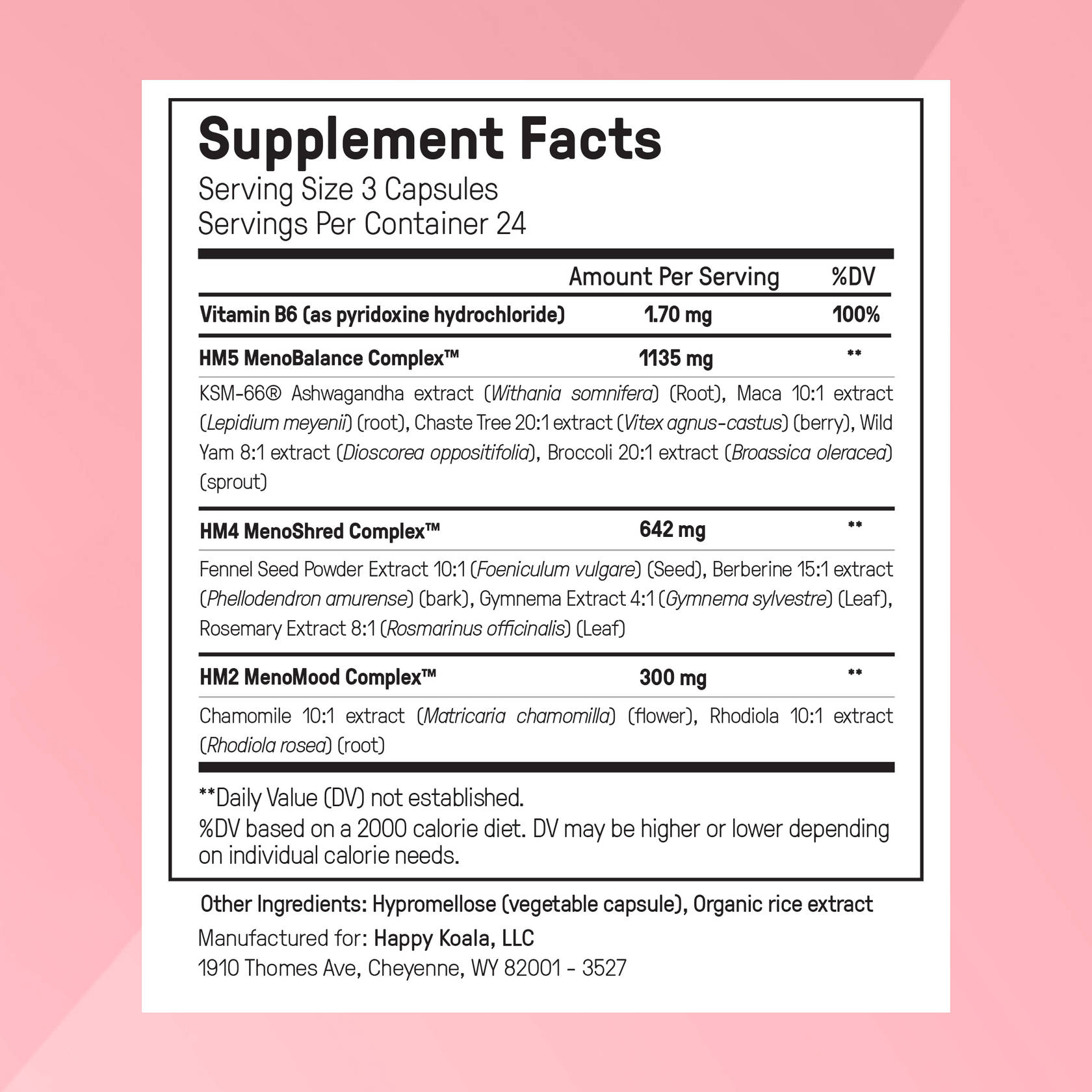 Ultra Potent Hormone Harmony for Menopause – Happy Mammoth