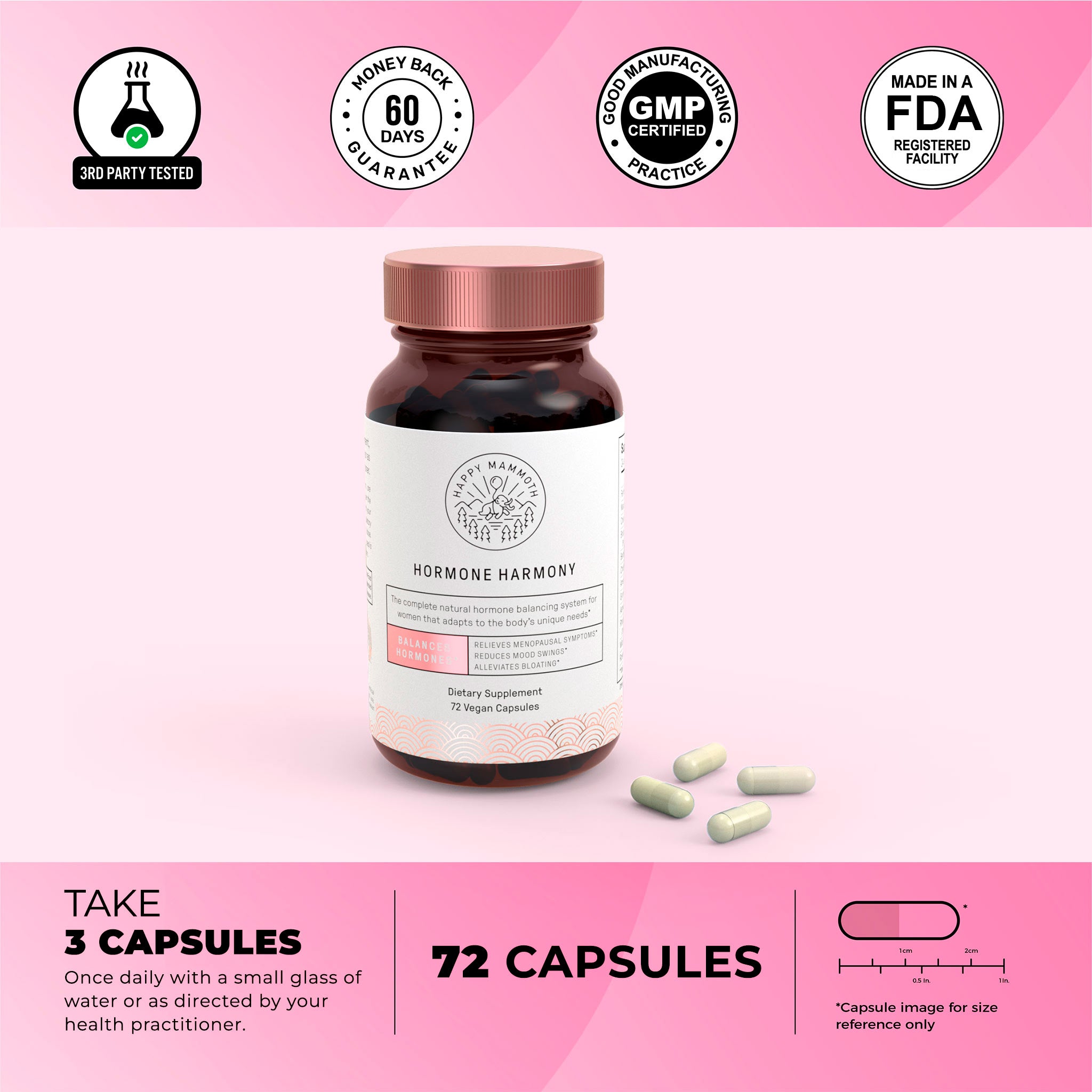 Ultra Potent Hormone Harmony for Menopause – Happy Mammoth