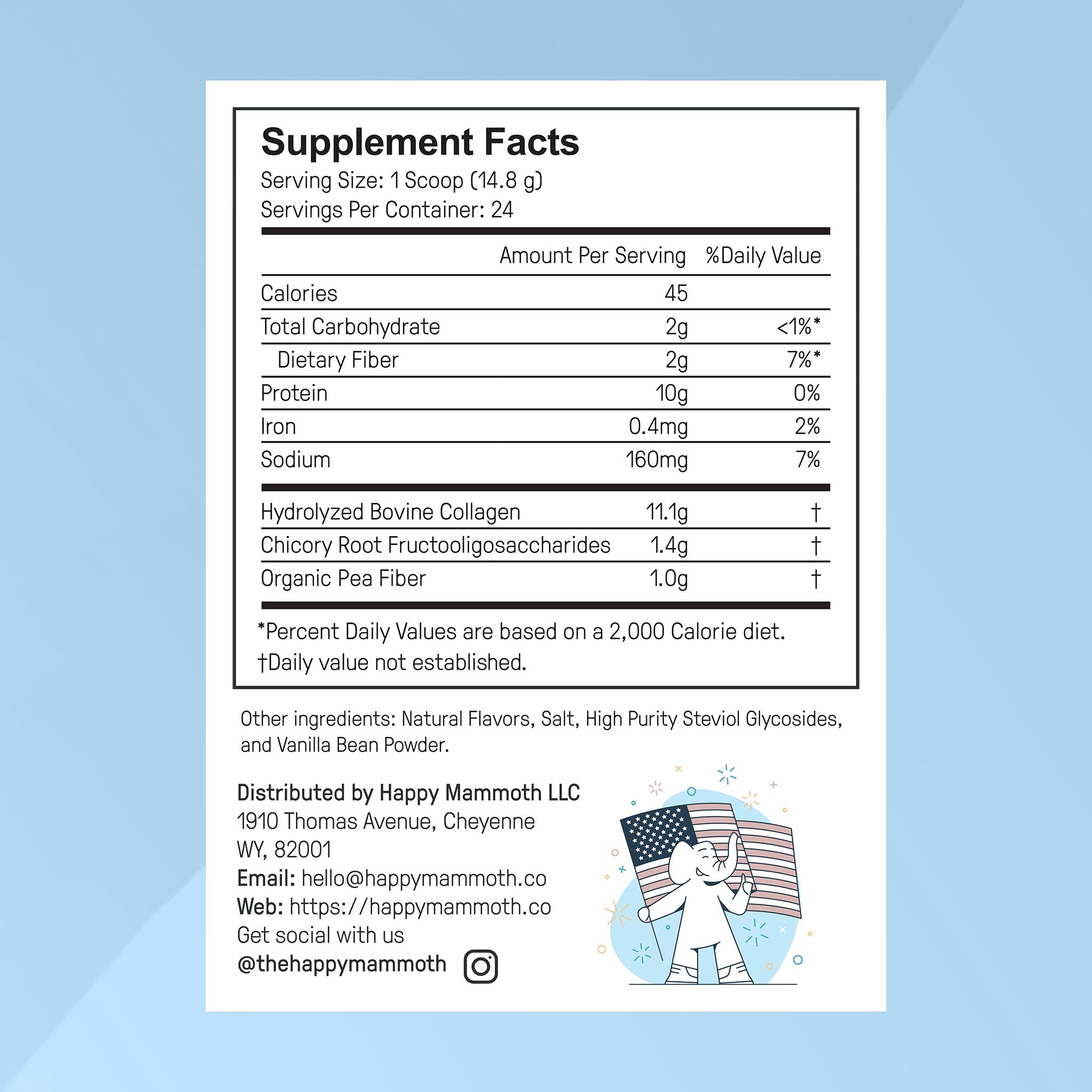 Prebiotic Collagen Protein – Happy Mammoth